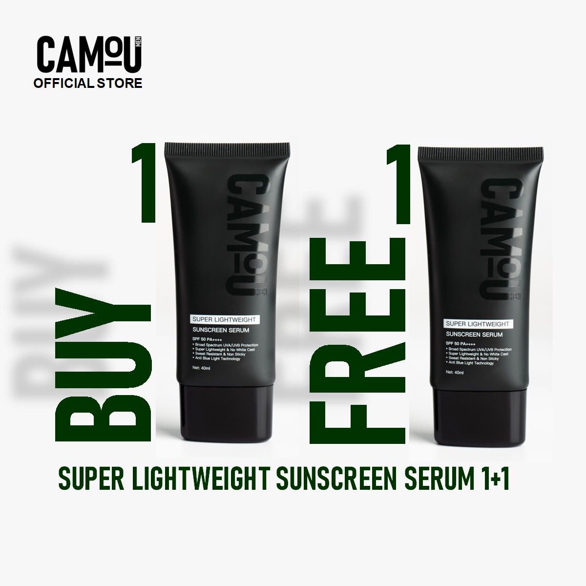 B1T1 Sunscreen Serum Tube – Camou for Men